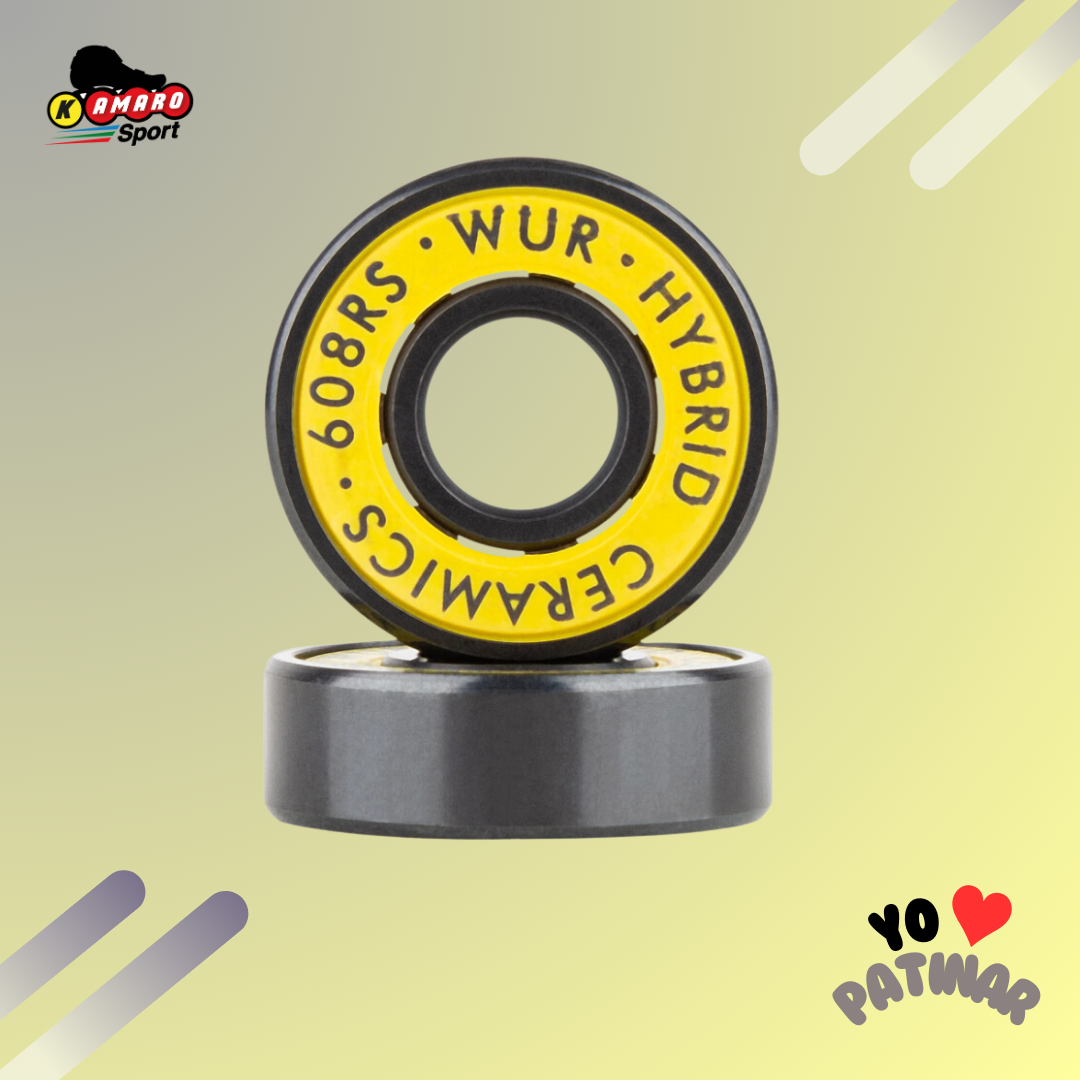 Wur - Rodamiento Ceramico Zro2 Hibrido carro de acero 16u – Kamaro Chile